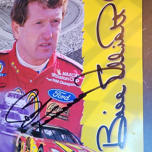Nascar | Other | Bill Elliott Nascar Autograph Signature From 200 ...